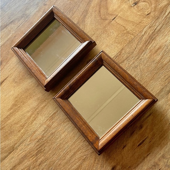 Wall Decor | Pair Of Small Mirrors | Poshmark